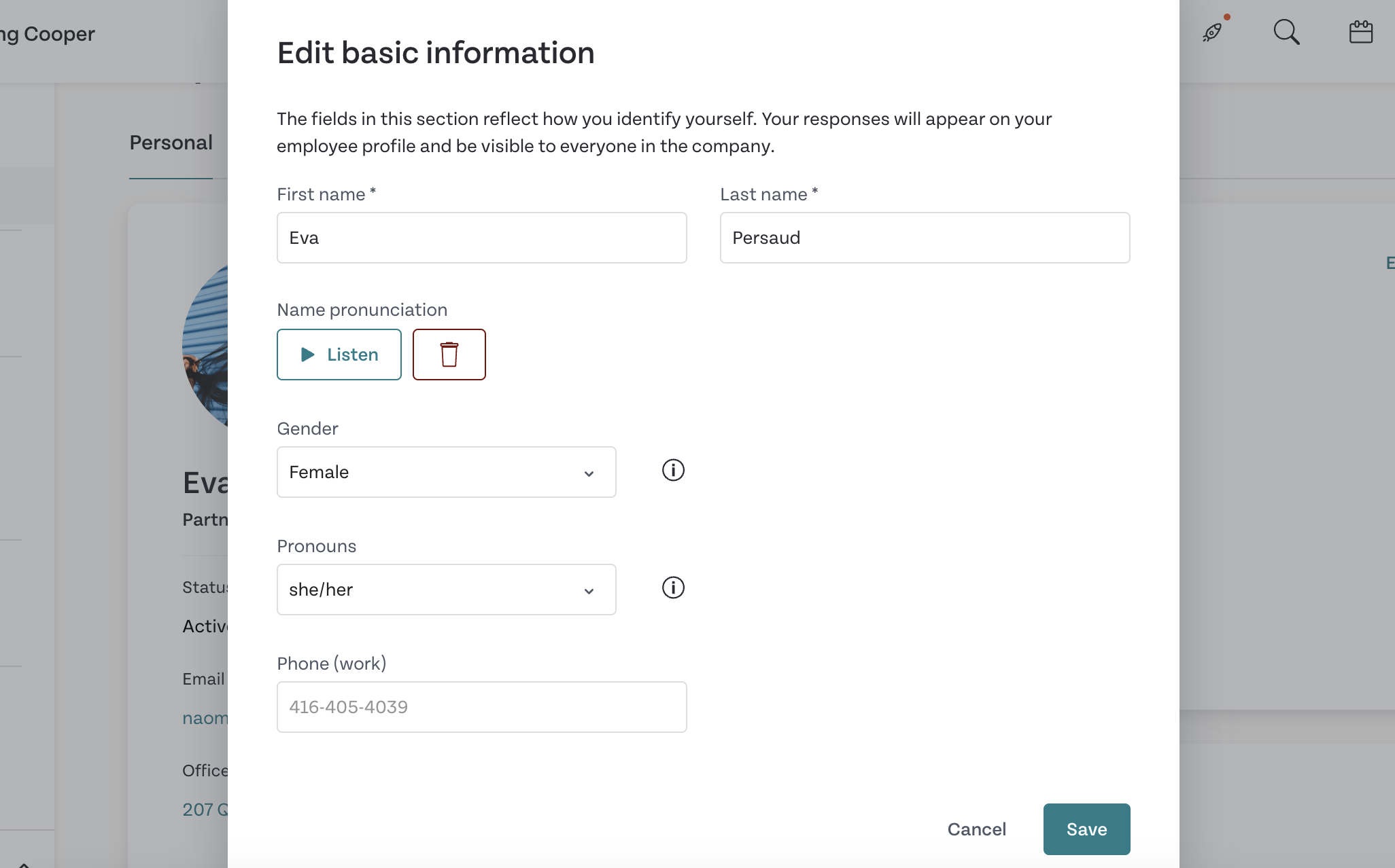 Personal Tab Overview – Humi Help Centre